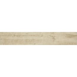 Bodenfliese 'Casa' Feinsteinzeug beige almond 15 x 90 cm