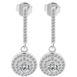 Akzent Ohrringe '"Nola" aus 925 Sterlingsilber, rhodiniert, langlebig' Damen Gr&ouml;&szlig;e One Size silber