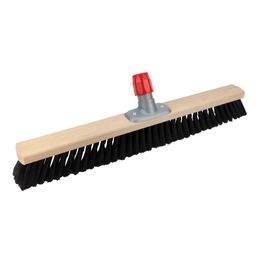 B&Uuml;MAG B&Uuml;MAG eG Saalbesen mit Kunststoffstielhalter Kunststoff PET 60 cm schwarz