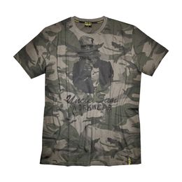 Uncle Sam T-Shirt 'Workwear' olive/camouflage XL, Baumwolle