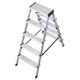 Krause Doppelleiter 'Dopplo' 2 x 5 Stufen