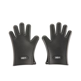 Weber Grillhandschuhe Silikon schwarz Gr&ouml;&szlig;e 9, 2 St&uuml;ck