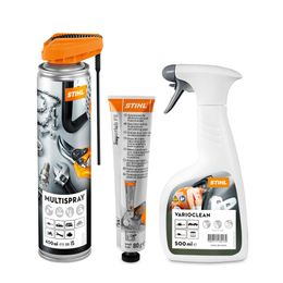 STIHL Reinigungs- und Pflegemittel-Set 'Care & Clean Kit FS Plus' 3-teilig