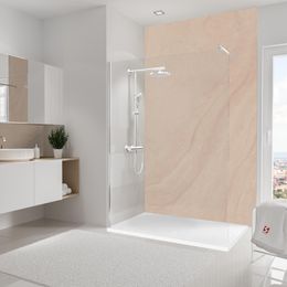 Schulte Duschr&uuml;ckwand 'DecoDesign' sandsteinfarben 150 x 255 cm