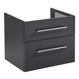 Fackelmann Waschbeckenunterschrank 'Hype 3.0' anthrazitfarben 60 x 51 x 49 cm