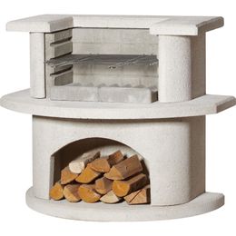 Buschbeck Grillbar 'Venedig' wei&szlig; 110 x 93 x 65 cm