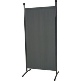 Angerer Freizeitm&ouml;bel Sichtschutz Stellwand 'Swingtex' dunkelgrau 82 x 178 cm