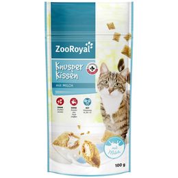 ZooRoyal Katzensnack 'Knusperkissen mit Milch' 100 g