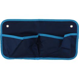 Cartrend H&auml;ngetasche blau 40 x 20 cm mit 2 F&auml;chern