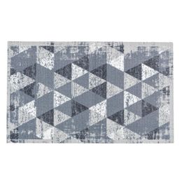 Astra Sauberlaufmatte 'Miabella' 50 x 70 cm Dreicke hellgrau