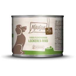 MjAMjAM Hundenassfutter 'Purer Fleischgenuss' Rind Adult 200 g