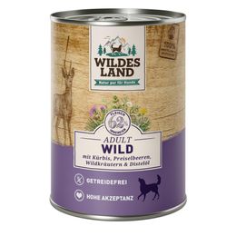 Wildes Land Hundenassfutter 'Wild mit K&uuml;rbis' Adult 400 g