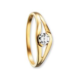 ONE ELEMENT Ring Damen Gr&ouml;&szlig;e 52 gold