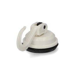 Cartrend Saughaken wei&szlig; 2 kg Traglast, 2 St&uuml;ck