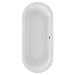 Ottofond Badewanne 'Flora' 180 x 80 cm wei&szlig;