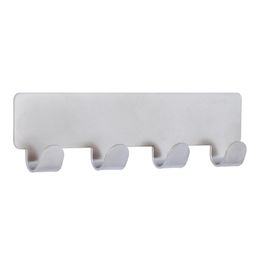 SIRO Hakenleiste '2178' Druckguss selbstklebend 15,6 x 4,1 x 1,6 cm, 4 Haken