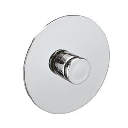Wenko Adapter 'Turbo-Loc' verchromt gl&auml;nzend &Oslash; 6 cm, 2 St&uuml;ck