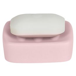Spirella Seifenschale 'Retro' pastellrosa Steingut 10,5 x 8 x 3 cm