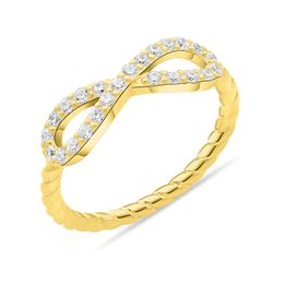 Tony Fein Ring 'Schleife' Damen Gr&ouml;&szlig;e 56 goldgelb