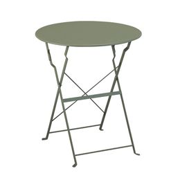 Gartentisch 'Nika' klappbar Stahl gr&uuml;n &Oslash; 60 x 70 cm