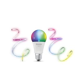 LEDVANCE LED-Leuchtmittelset 'Smart' dimmbar klar E27 8,5 W 550 lm RGB - tunable white 2 St&uuml;ck