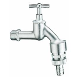 CORNAT Maschinenanschlussventil verchromt 1/2" mit Knebelgriff