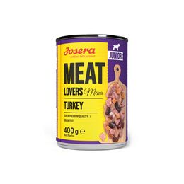 Josera Hundefutter 'Meat Lovers' Junior Menu Truthahn 400 g