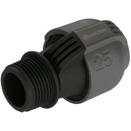 Gardena Verbinder "Quick & Easy" f&uuml;r Sprinklersystem &Oslash; 25 mm x 25 mm (1") AG