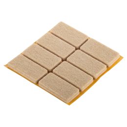 toom Parkettgleiter braun 2 x 4 cm 8 St&uuml;ck