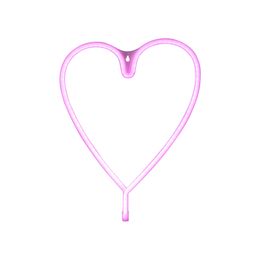 Just Light LED-Neonleuchte 'Herz' 7 W 1 lm 29 x 38 x 2 cm
