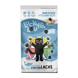 Lucky Lou Katzenfutter Adult Gefl&uuml;gel, Lachs 340 g