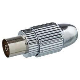 Schwaiger IEC-Buchse "Antenna" Ultimate silbern