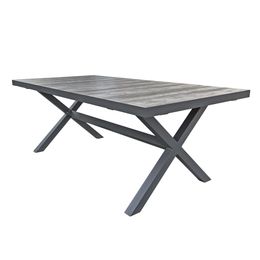 Garden Pleasure Gartentisch 'Rana' Aluminium 202 x 100 x 75 cm