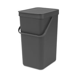 Brabantia Abfallbeh&auml;lter 'Sort & Go' 16 l grau