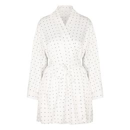 Hunkem&ouml;ller Hunkem&ouml;ller Morgenmantel 'Dolly' Damen Gr&ouml;&szlig;e M/L schwarz / wei&szlig;