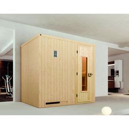 Weka Elementsauna 'Halmstad' 194 x 144 cm mit Holzt&uuml;r