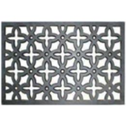 Fu&szlig;matte 'Antiek Crosses' schwarz 40 x 60 cm