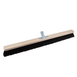 B&Uuml;MAG B&Uuml;MAG eG Saalbesen mit Metallstielhalter Kunststoff PET 80 cm schwarz