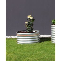 Vitavia Hochbeet 'Vita 401 Rund' 82 x 40 x 82 cm silberfarben