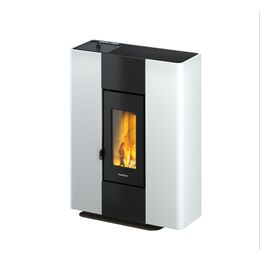 FreePoint Pelletofen 'Roxy Stand' Stahl wei&szlig; 2 - 7 kW