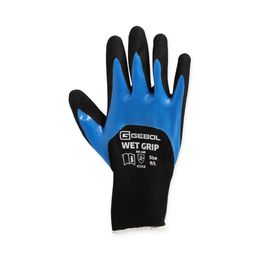 Gebol Handschuhe 'Wet Grip' blau Gr. 9