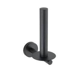 Wenko Toilettenpapierhalter 'Bosio' Edelstahl schwarz