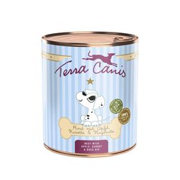 Terra Canis Hundenassfutter 'Welpe' Rind mit Apfel, Karotte & Hagebutte 800 g