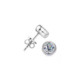 Rougemont Jewellery Ohrringe 'Funkelnde Moissanit Ohrstecker mit Echtheitszertifikat' Damen Gr&ouml;&szlig;e One Size silber
