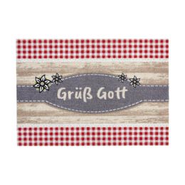 Astra Schmutzfangmatte 'Homelike' braun/rot 40 x 60 cm