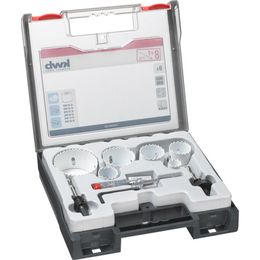 kwb Lochs&auml;gen-Set mit Spannungspr&uuml;fer 8-teilig