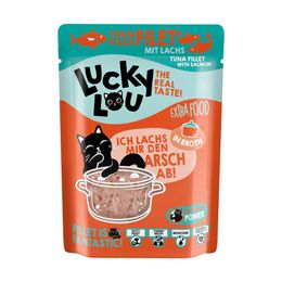 Lucky Lou Katzenfutter Thunfisch & Lachs in Broth 70 g