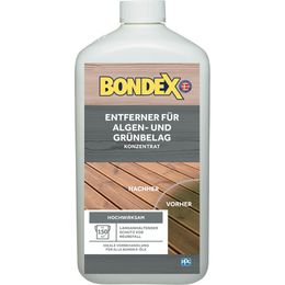BONDEX Algen- und Gr&uuml;nbelag Entferner Konzentrat farblos 1 l