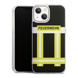 DeinDesign iPhone 13 Mini Handy Slim Case Silikon Handyh&uuml;lle transparent H&uuml;lle extra d&uuml;nn Fire Fighters Job Fire Fighter Silikon Slim Case