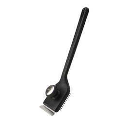 toom Grillb&uuml;rste schwarz austauschbarer B&uuml;rstenkopf 44 cm